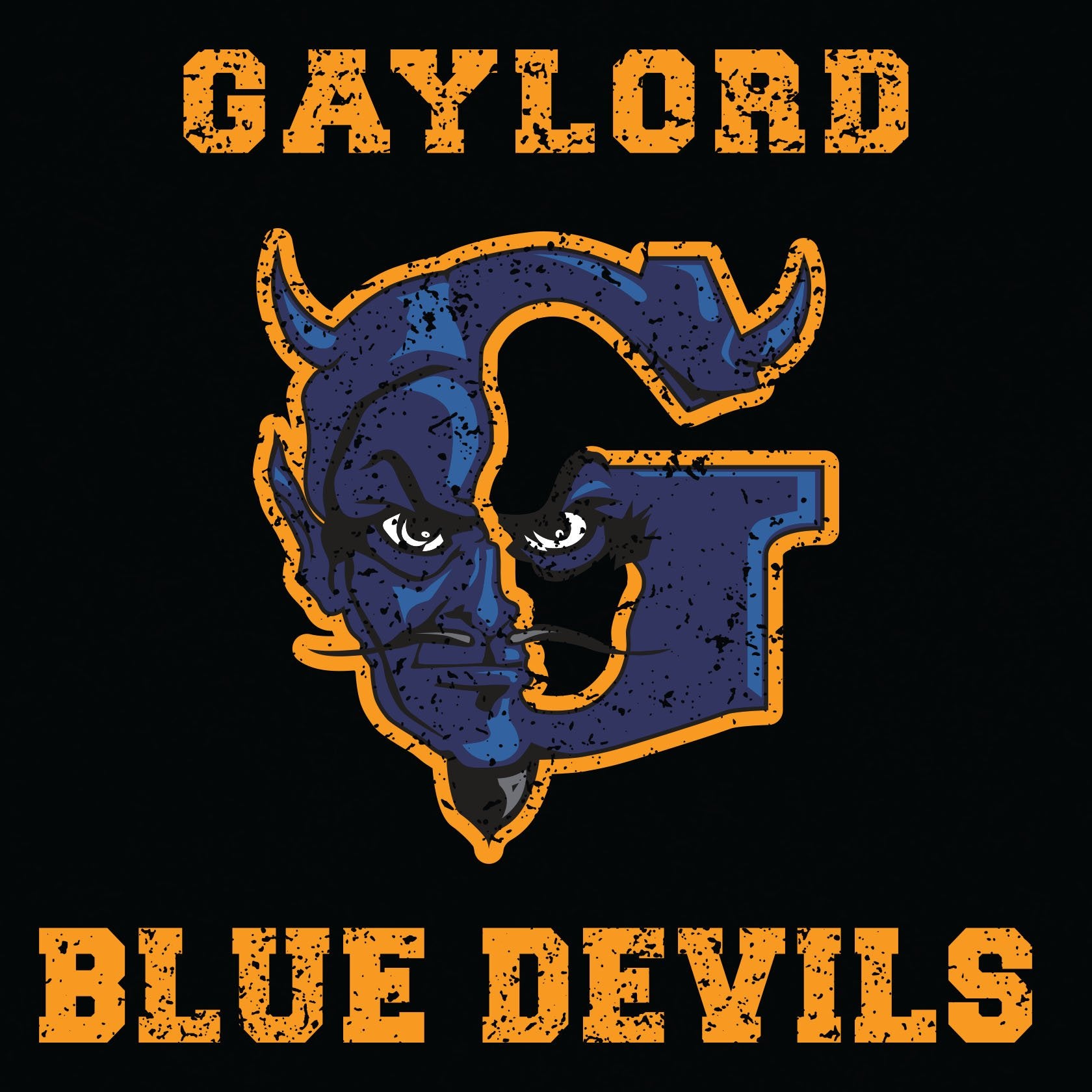 Gaylord Blue Devils - DecalFreakz