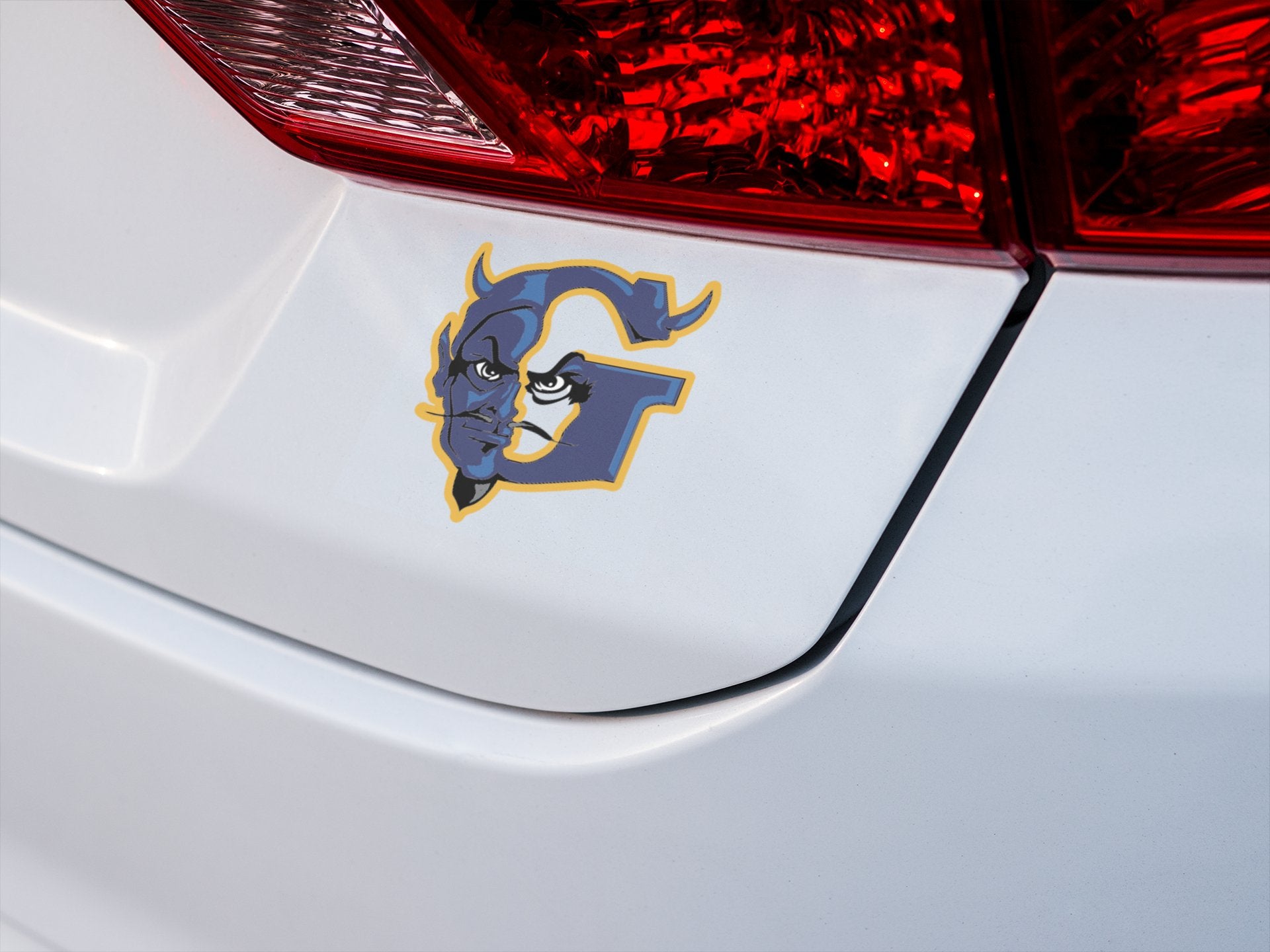 Blue Devil G Decal - DecalFreakz