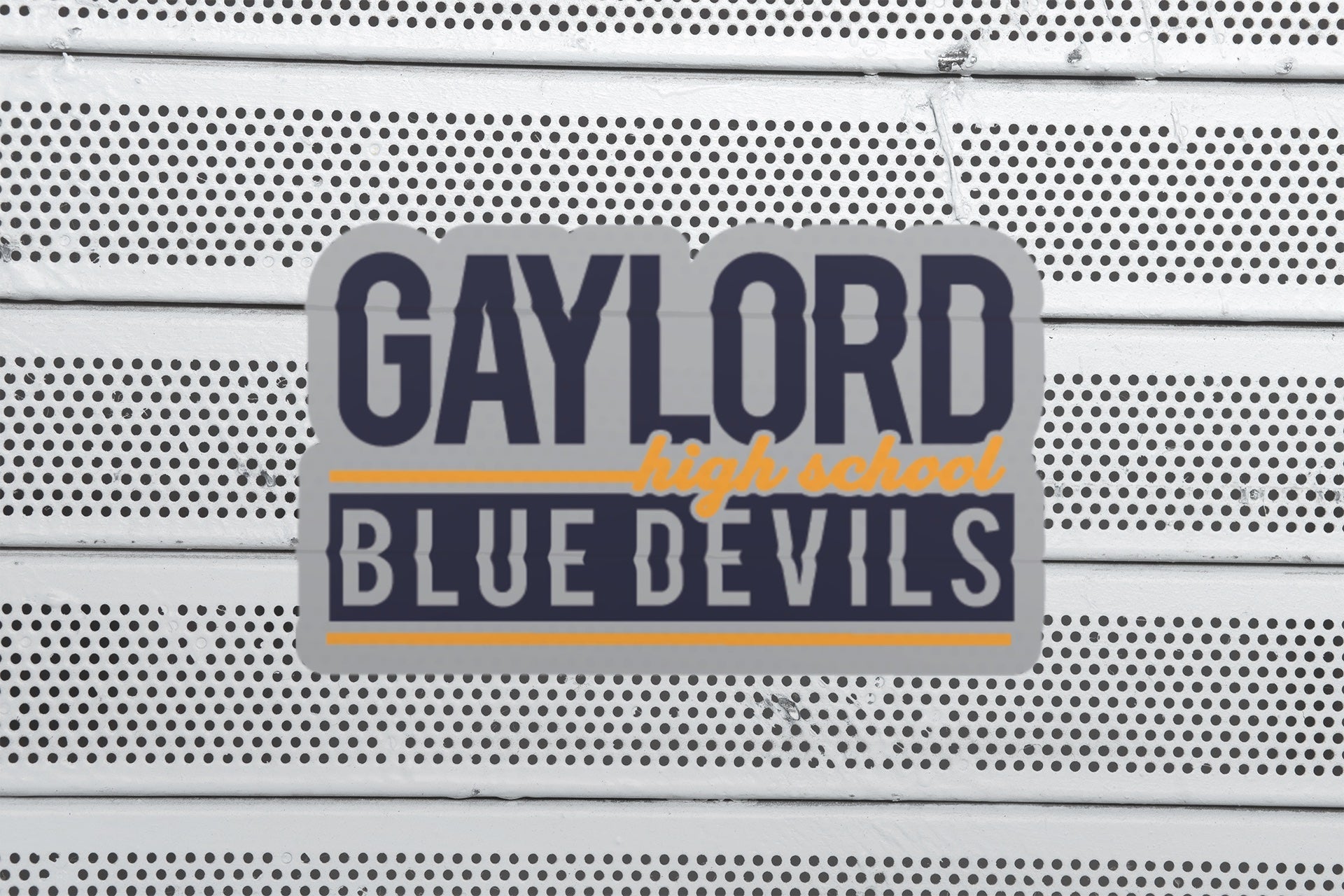 Gaylord Blue Devils High Decal - DecalFreakz