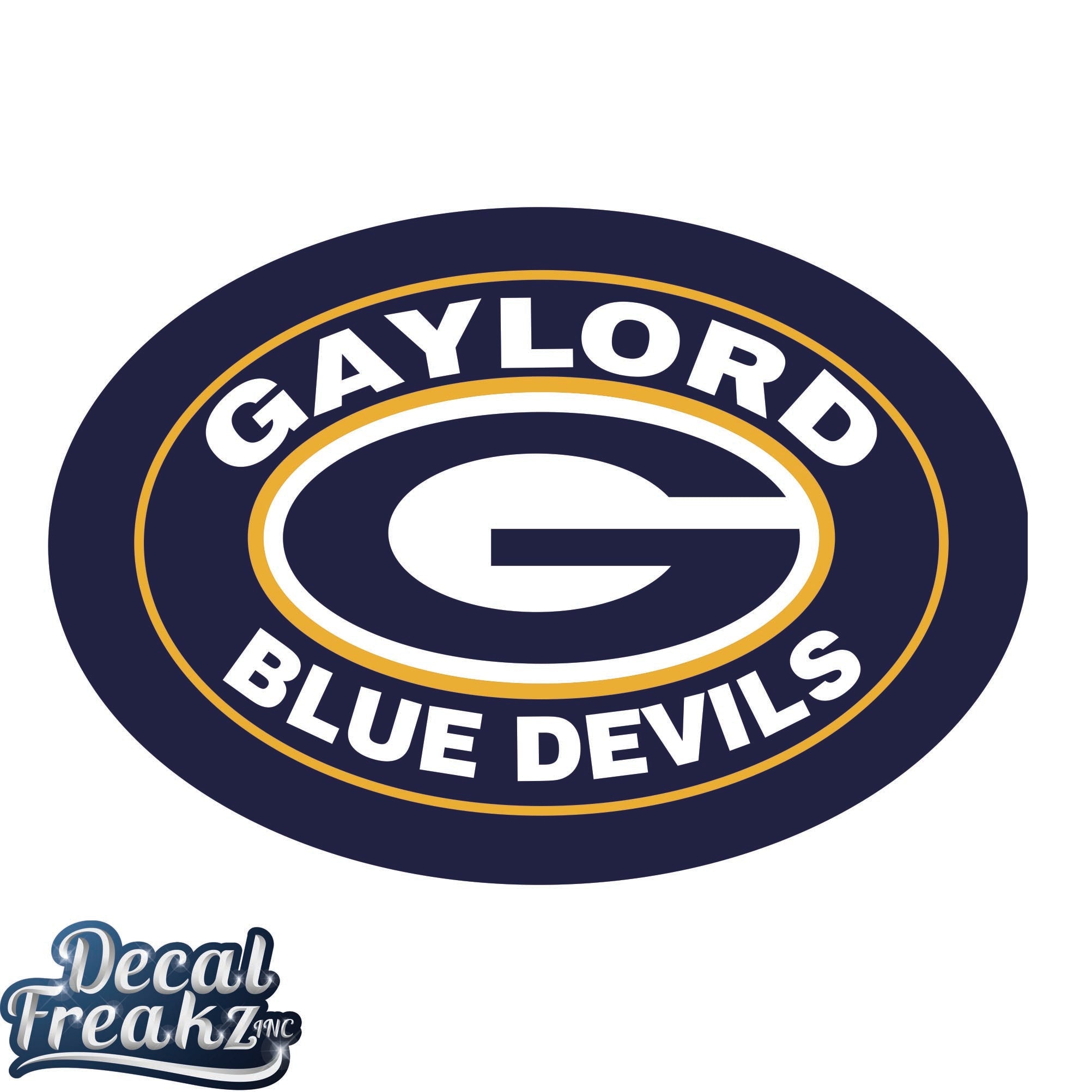 Gaylord Blue Devils Decals & Merchandise - DecalFreakz
